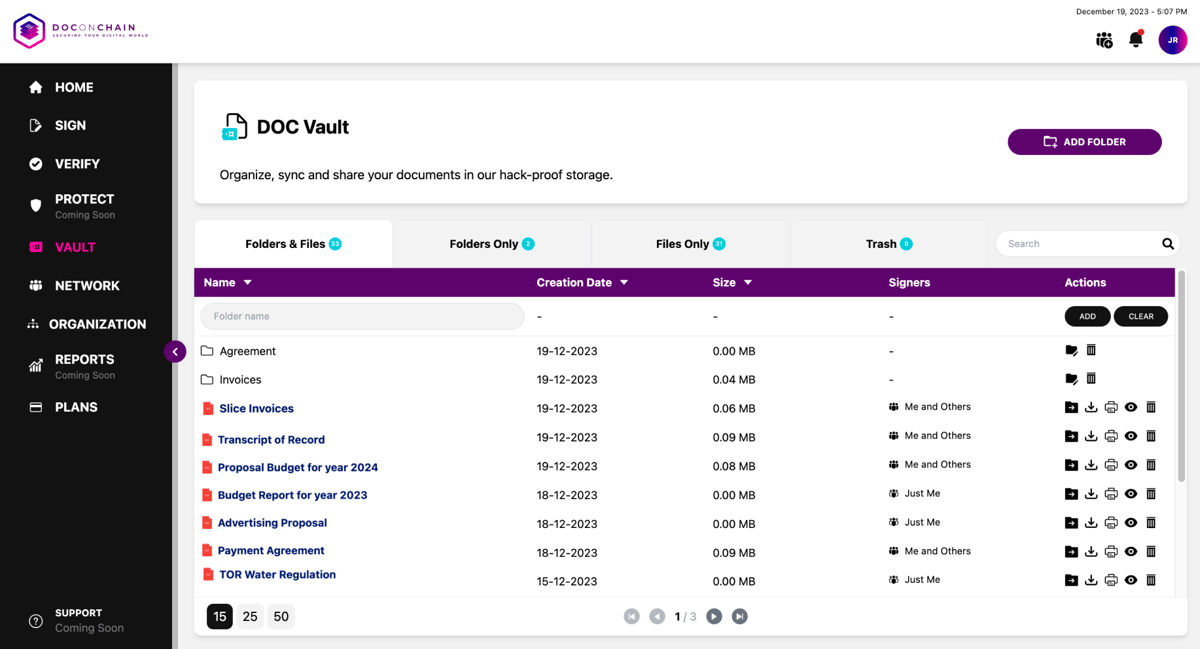 DOCONCHAIN | Products